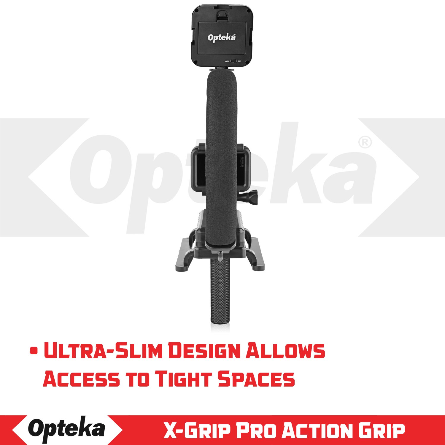 Opteka X-Grip VLH-MOD Professional Stabilizing Handle for GoPro Action Cameras (Black)