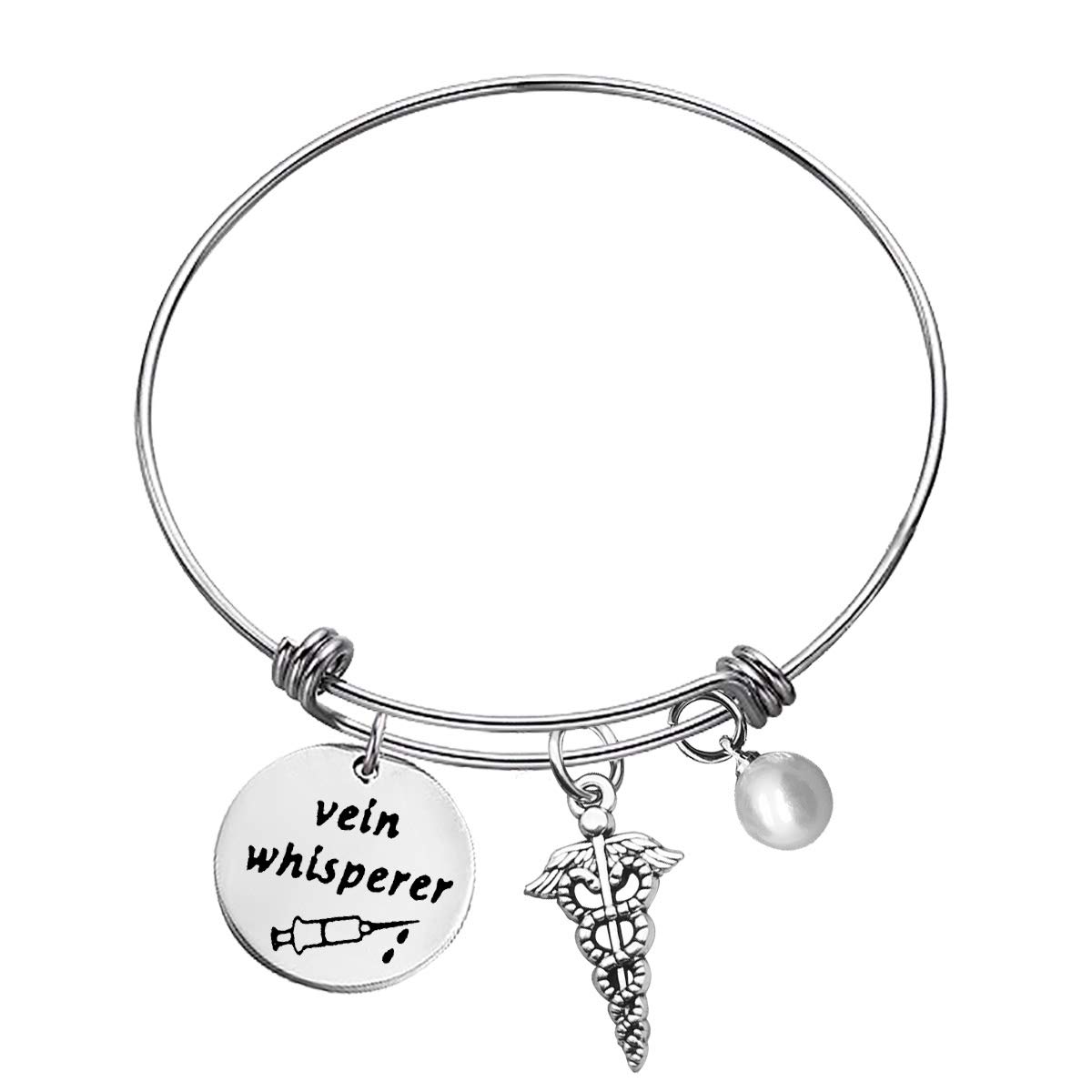 Phlebotomist Gift Phlebotomist Bracelet for Women Phlebotomy Technician Nurse Gift Phlebotomy Student Graduation Gift for Technician Hematologist Medical Technologist Birthday Gif for Medical Lab Tech