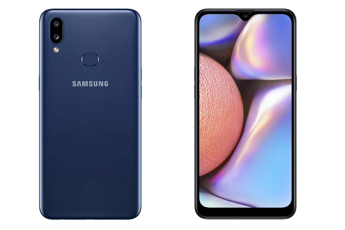 Samsung Galaxy A10s (32GB, 2GB RAM) 6.2" HD+ Infinity-V Display, 13MP+2MP Dual Rear Camera+ 8MP Front Facing Camera- 4G LTE SIM GSM Factory Unlocked A107M/DS (Blue)