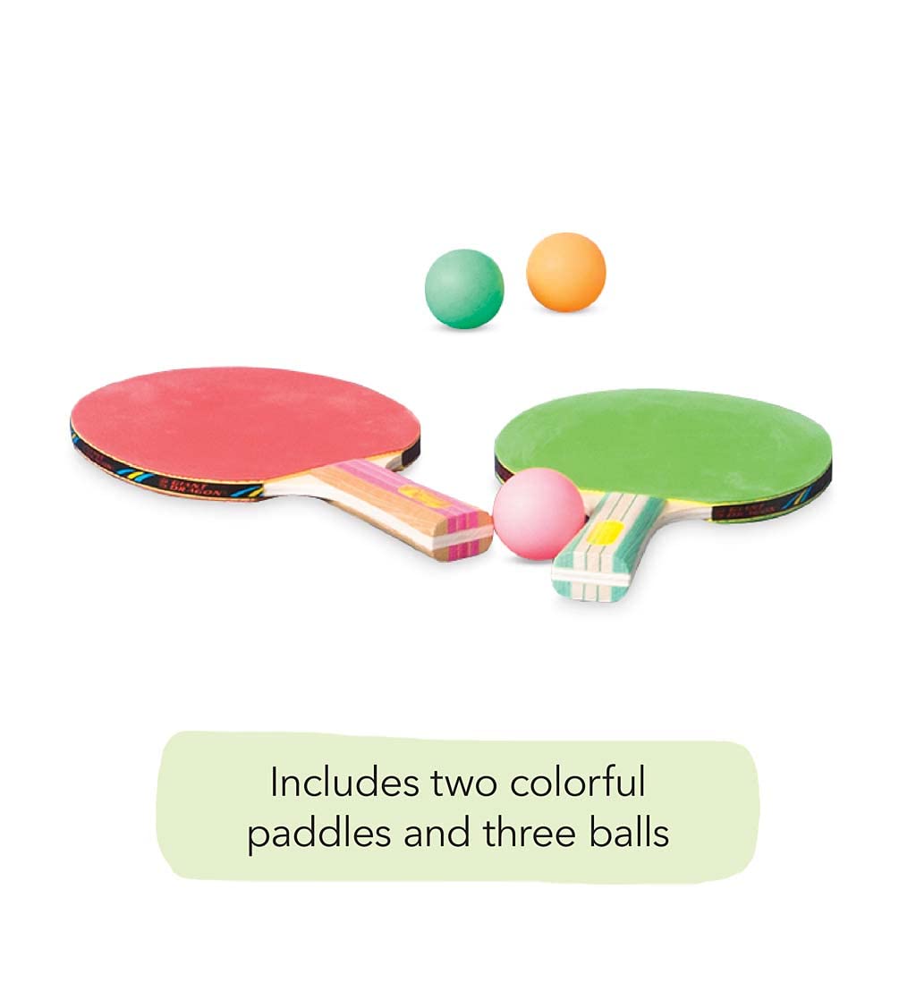 Pick-Up-And-Go Ping-Pong Table
