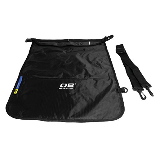 OverBoard Waterproof Dry Flat Bag, Black, 30-Liter