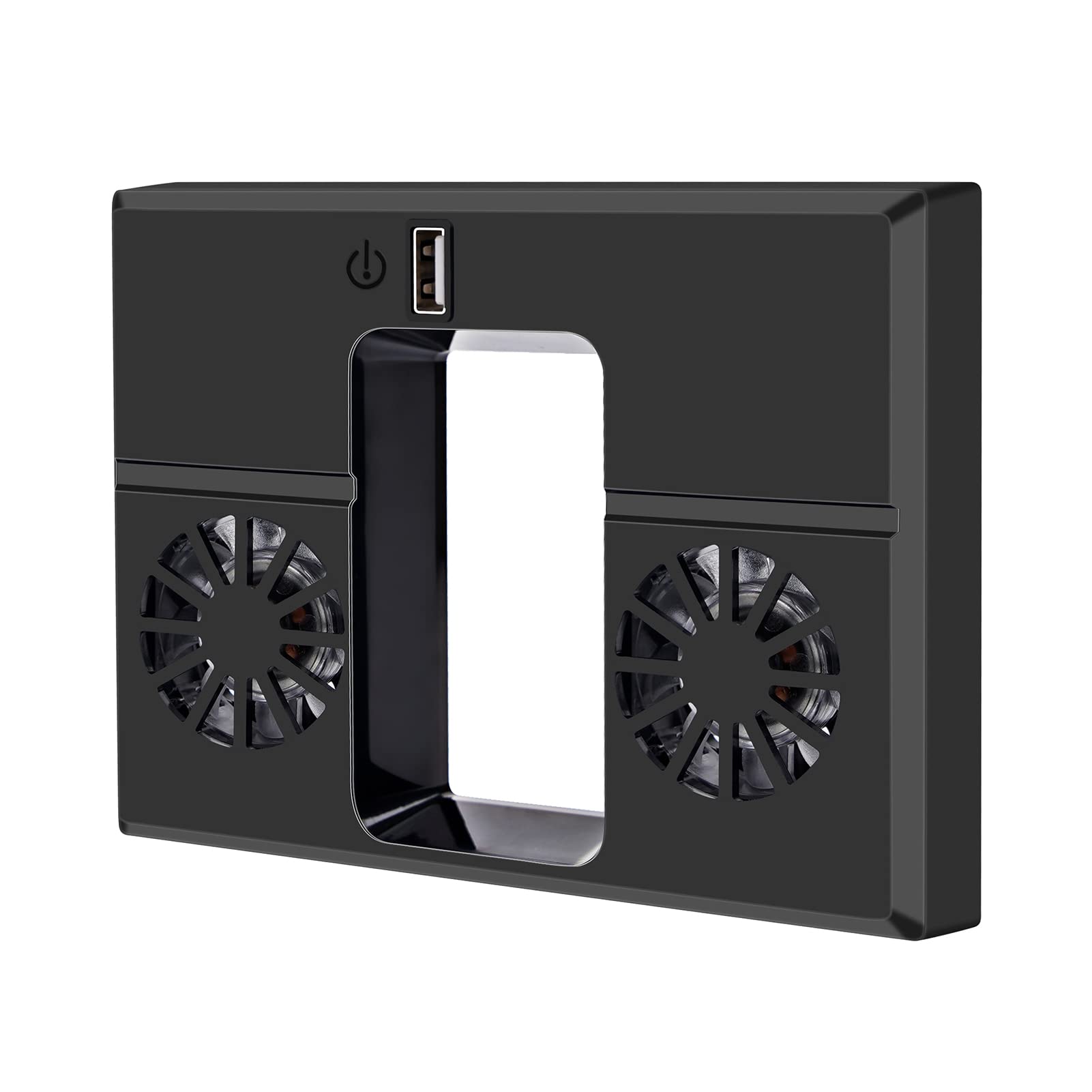 Vertical Cooling Fan Compatible for Xbox Series X, Game Host Cool Fan with Colorful Led, Game Console Cooler Cooling, Powerful Cooling Fan with Dual Fans and External USB Port
