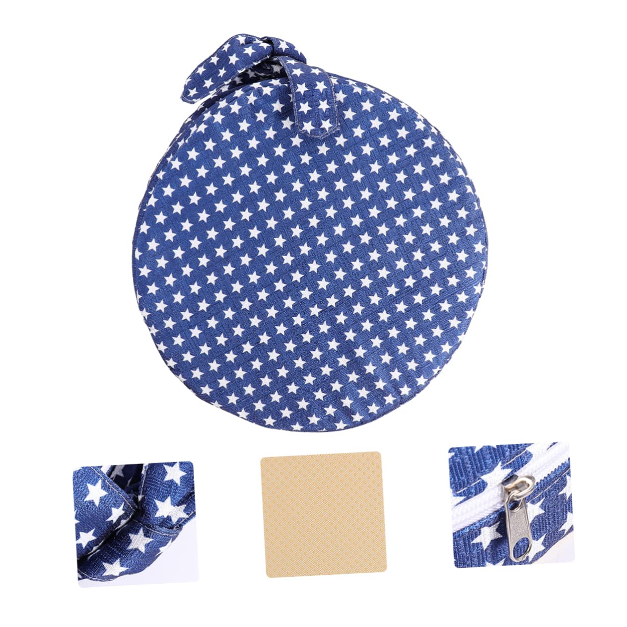 Toddmomy 2 Pcs Height Increasing Seat Cushion Mat Cotton Fabric (Filler: High-Density Sponge) Baby Washable