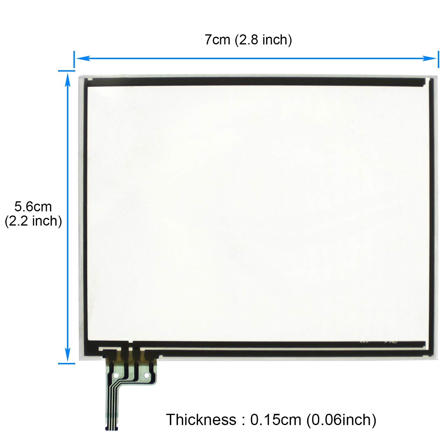 OSTENT Touch Screen Digitizer Repair Replacement Part for Nintendo DS Lite NDSL Console