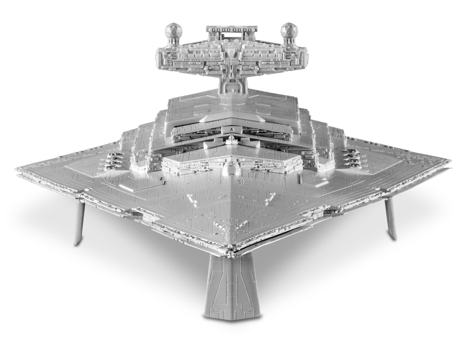 Revell Star Wars SnapTite Build and Play Imperial Star Destroyer Model Building Kit (16"x9"x4")