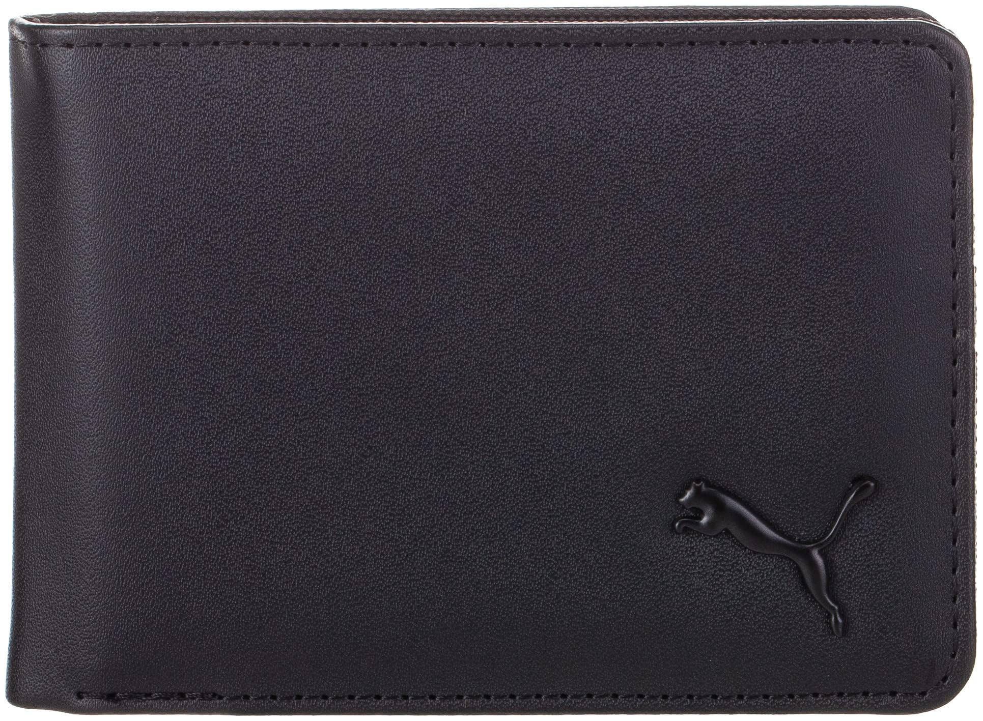 PUMA Men's Athletic Wallet, Black Black, One Size