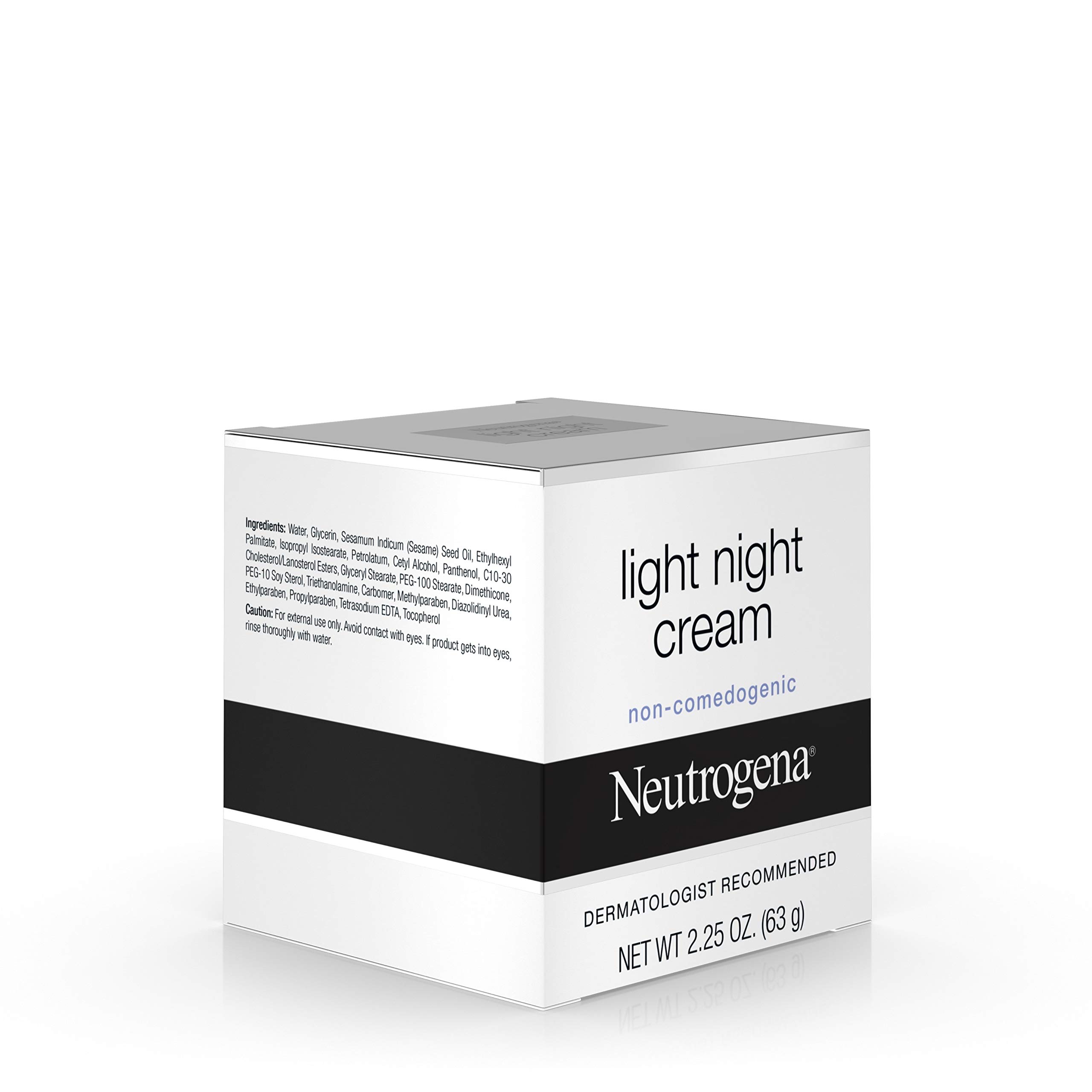 Neutrogena Light Facial Night Cream, 2.25 Oz.