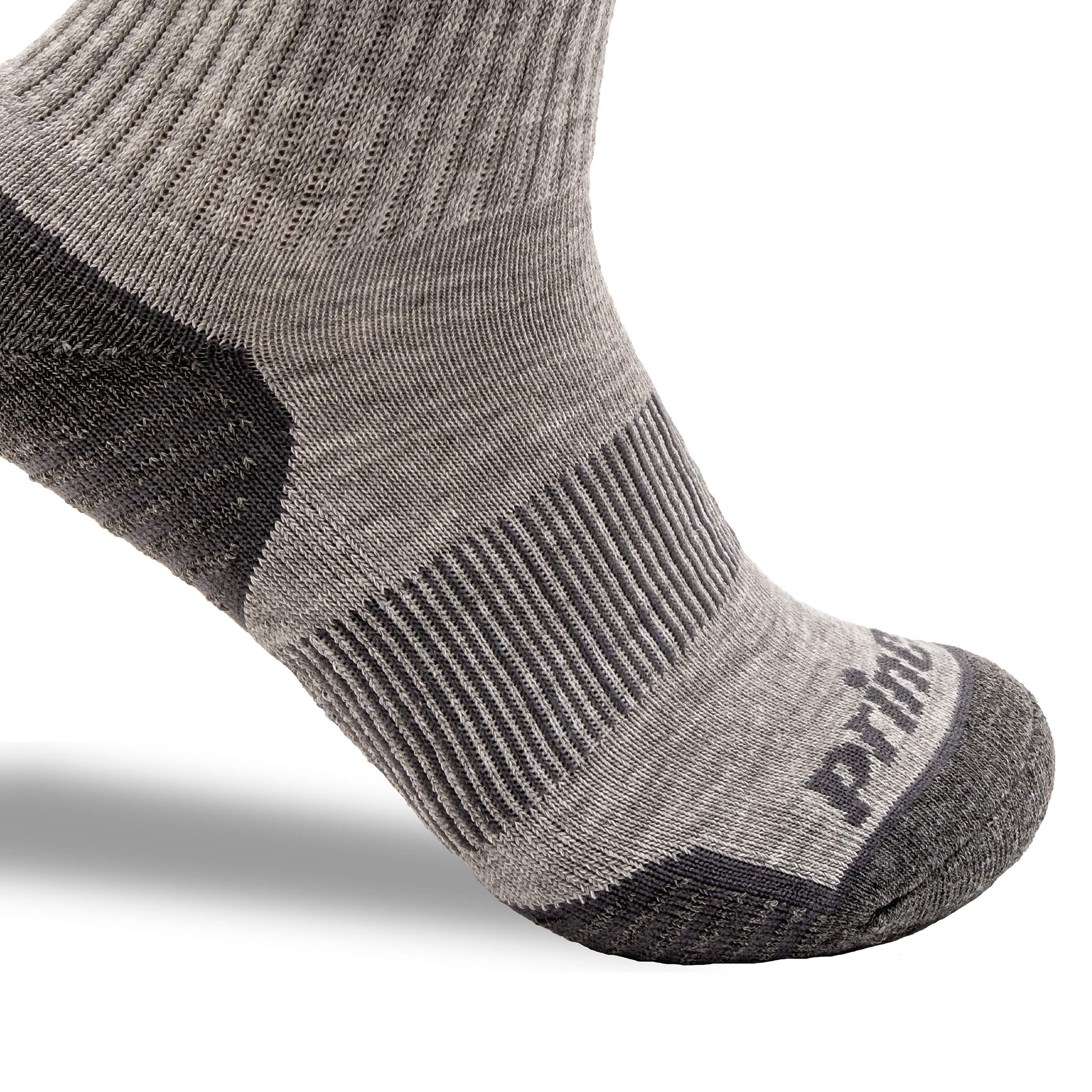 Prince Boys' Crew Length Athletic Socks with Cushion for Active Kids (6 Pair Pack)…
