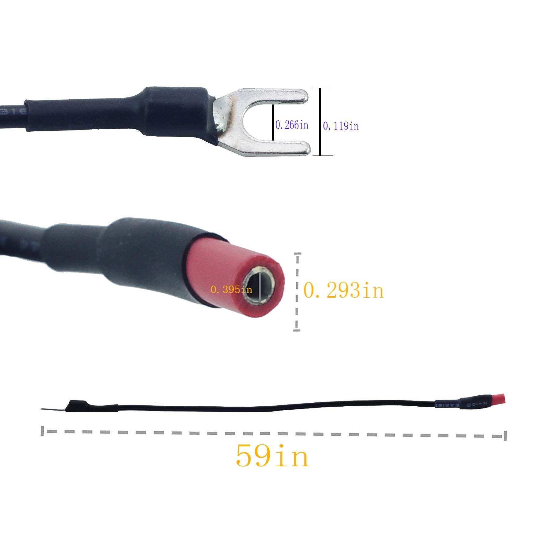 Phonograph Turntable Standard Ground Wire for All Technics Turntable Series Cartridge Turntables, 5-ft Long SL1200 SL1210 MK2 MK3 MK5