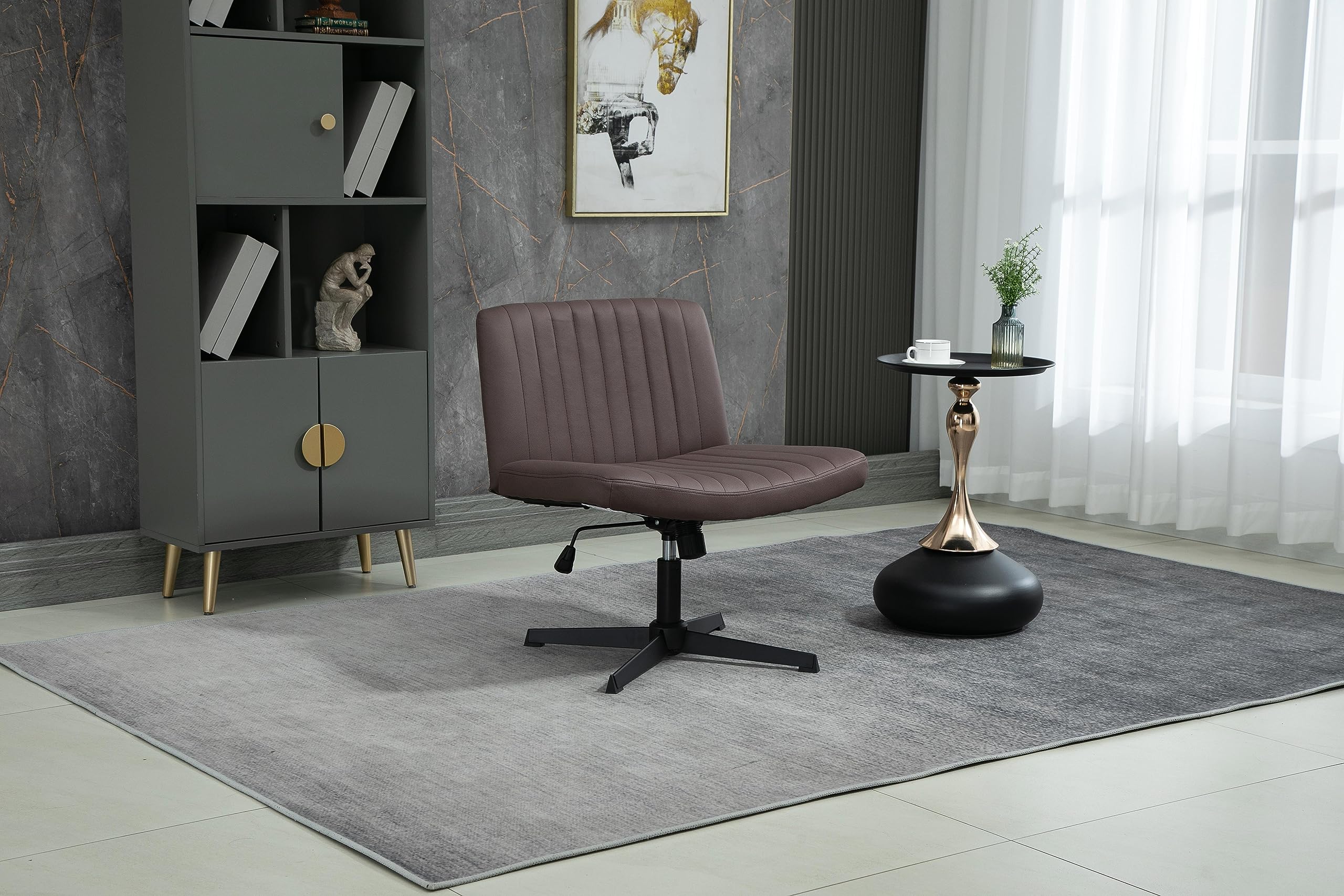 Premium Ergonomic Office Chair - Adjustable Desk Chair with Lumbar Support Breathable Mesh Back and Armrests - for Home or Office Use