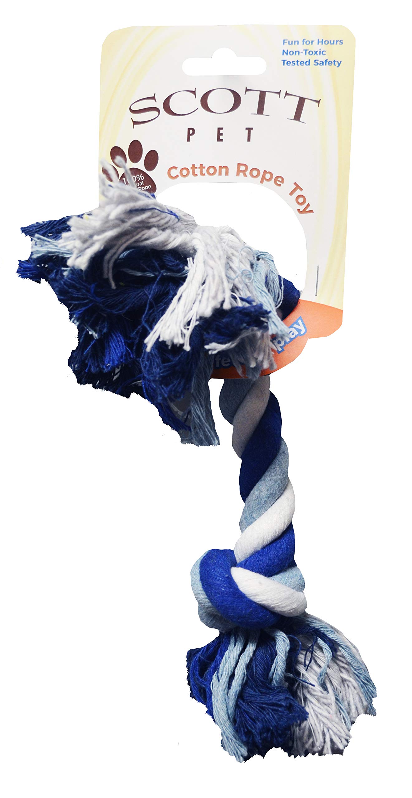 Scott Pet Rope Toy Large FUNBONE Colored, Assorted, AB11C