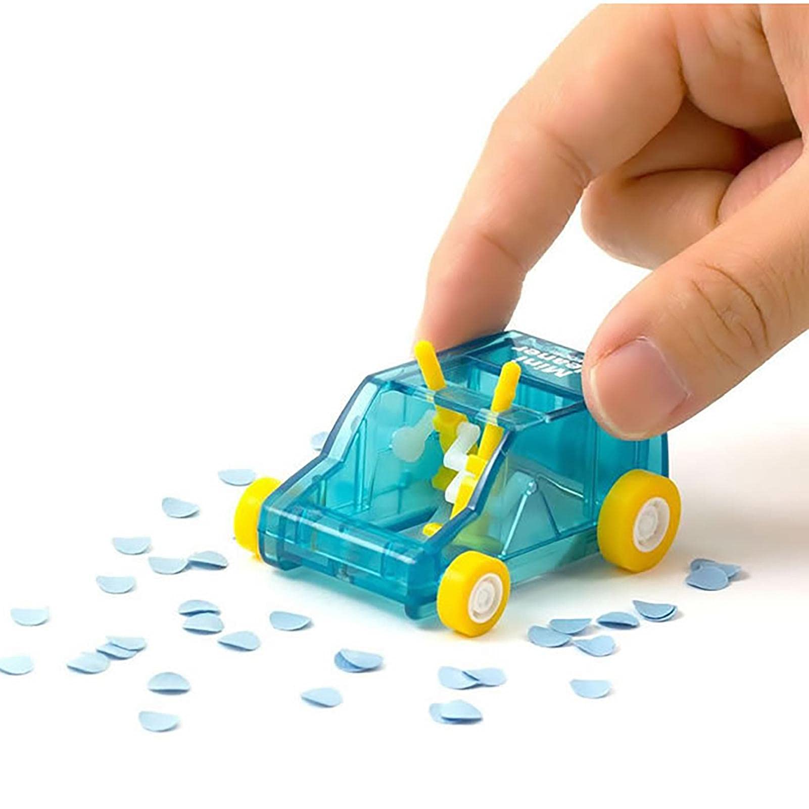 ZHIPAI 3PCS Car Table Dust Cleaning & Stationery Keyboard Desktop Dust Cleaner Confetti Pencil Eraser Dust Sweeper Toy (Random Color)
