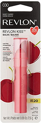 Revlon Kiss Lip Balm, Sweet Cherry 030 .09 oz (Pack of 2)