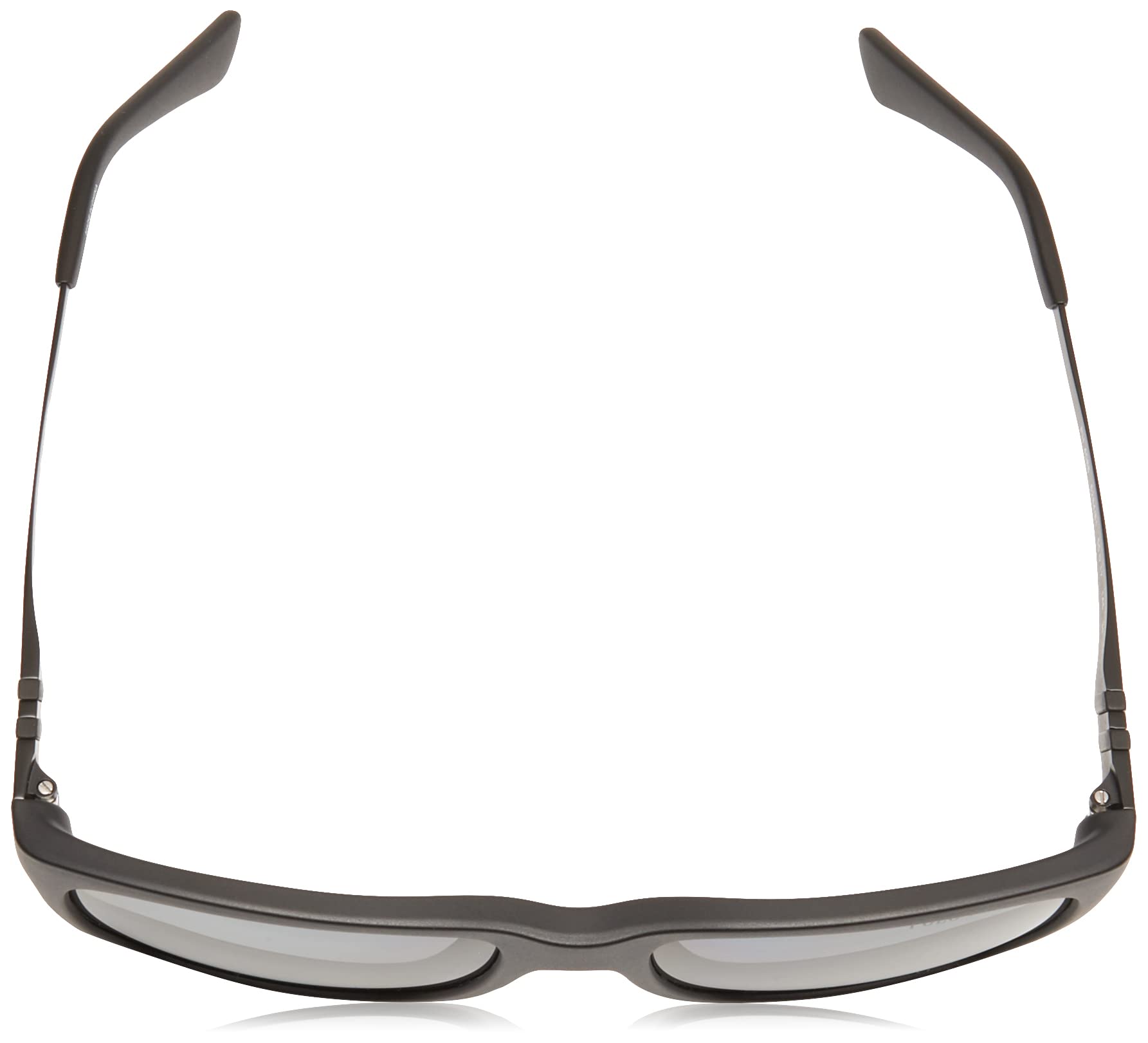 Polo Ralph Lauren Mens PH4088 Rectangular Sunglasses, Matte Black/Polarized Grey, 55 mm
