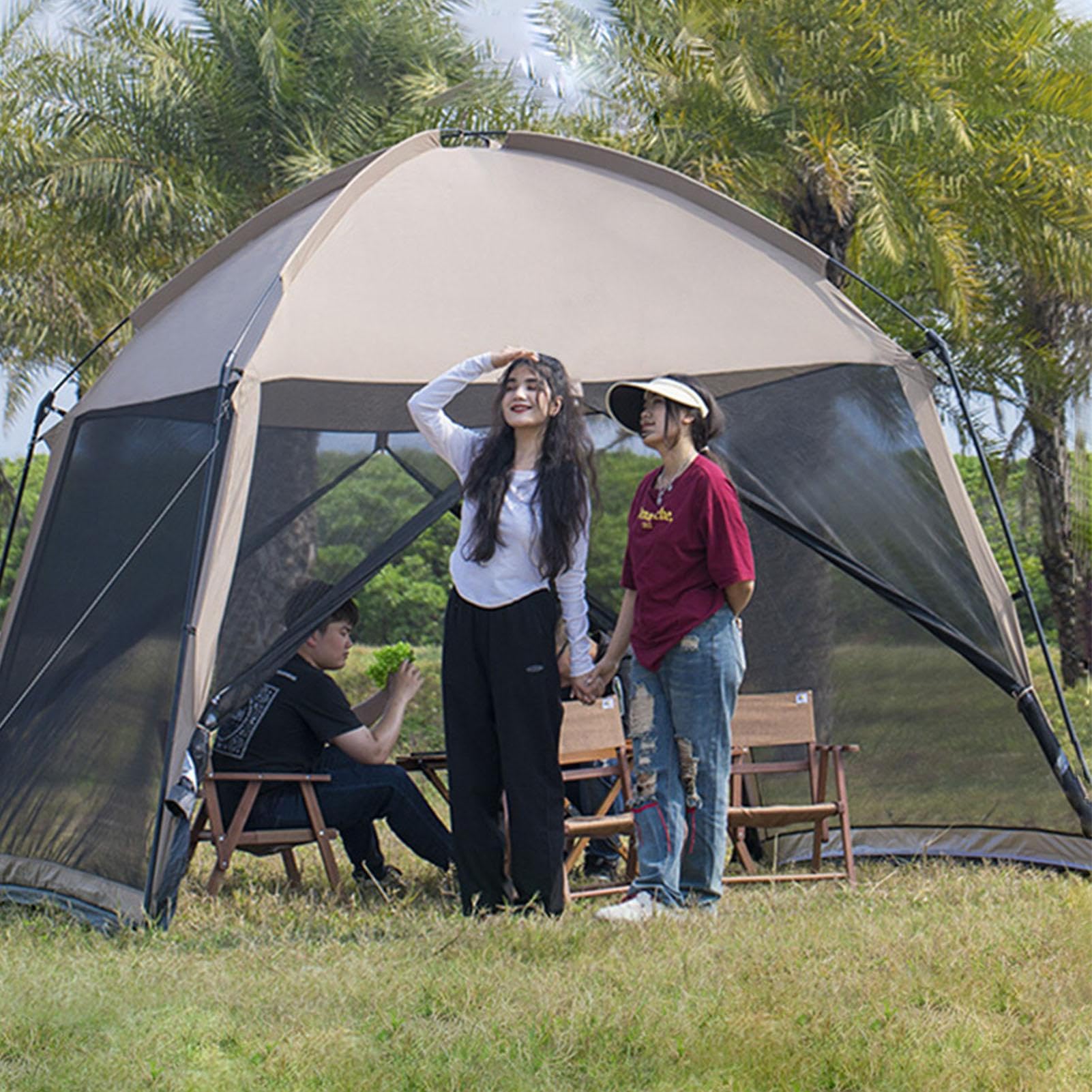 Pop Up Room Mesh Tent, Screen Mesh Tent, Portable Mesh Changing Room Tent, Pop Up Screen Room Accommodates With Mesh Side Walls, Retractable Screen Mesh Room Tent, Mesh Tent For Sunscreen Picnic Fishi