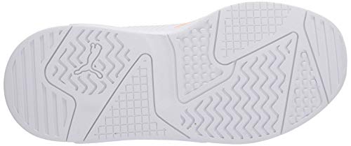 Puma Women's X-Ray Sneaker, White-Bubblegum-Plein air-Cantaloupe-Sunny Lime, 8 M US