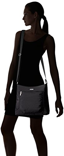 Pocket Hobo Cross Body, BLACK WITH SAND LINING, One Size