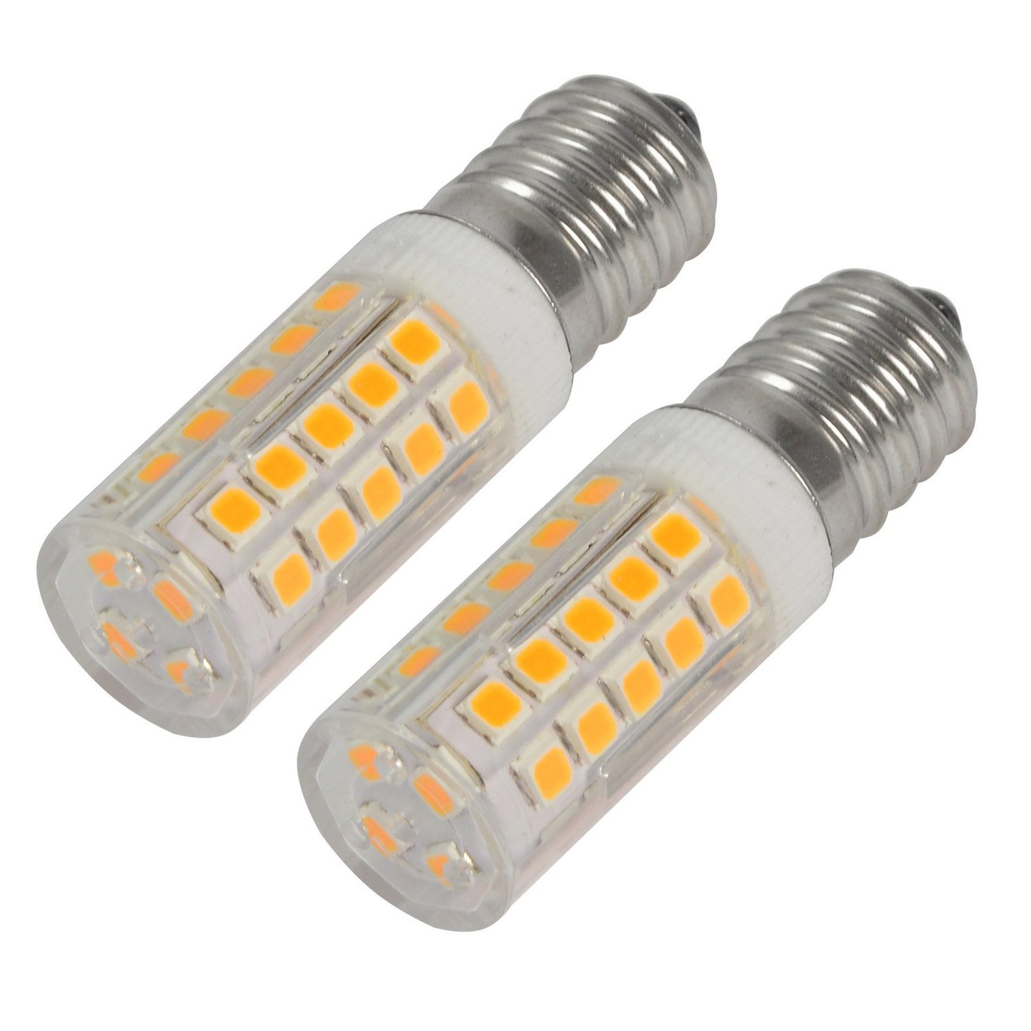Reelco Mini E12 LED Light Bulbs 5Watt C7 Bulbs Warm White 3000K 120V Candelabra Bulb 40Watt Incandescent Bulbs Equivalent(2-Pack