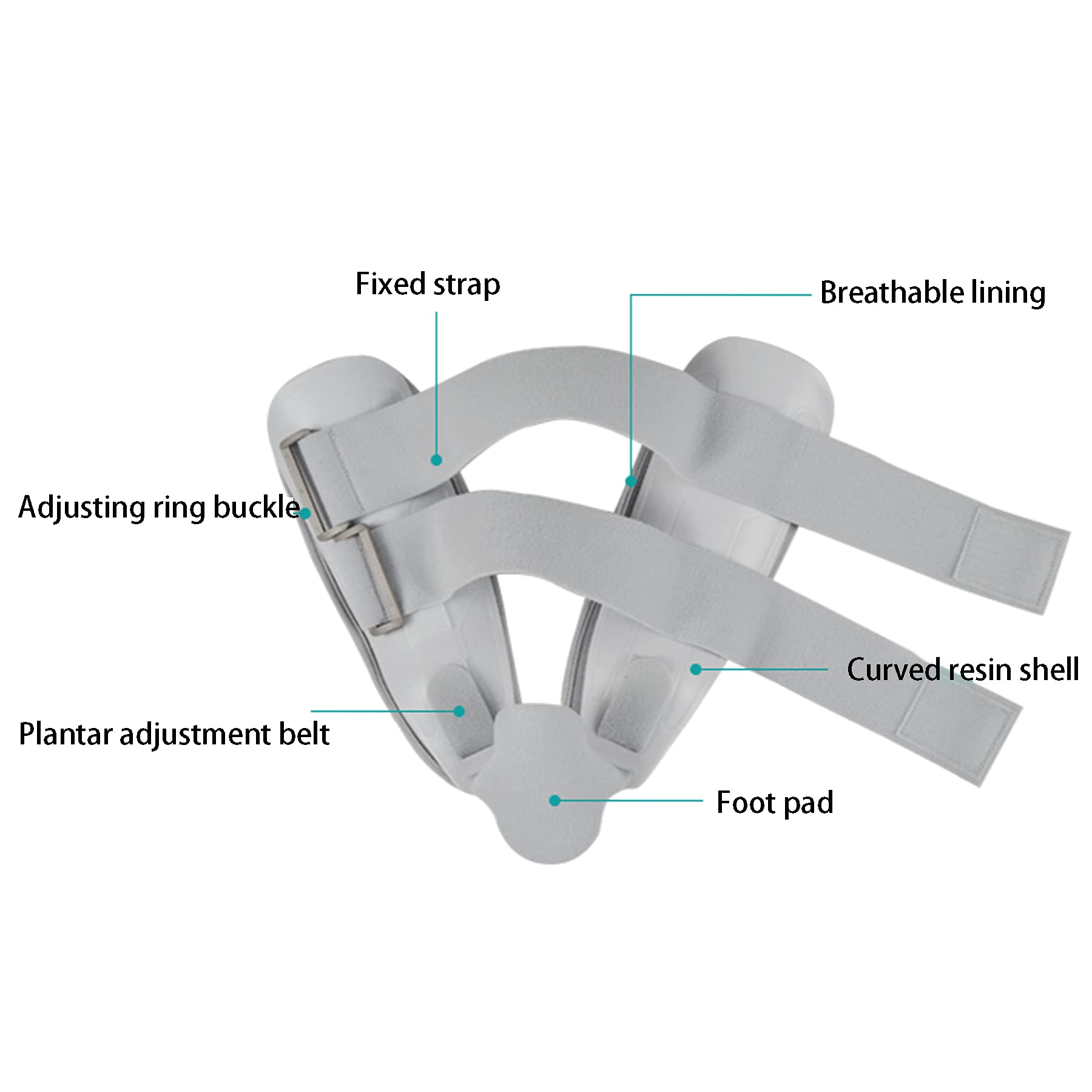 WILLQ Ankle Support Brace Ankle Stabilizer Support for Sprains Strain Tendonitis Sprained Ankle Injury Recovery Support and Injury Protection Brace for Pain Relief Adjustable Support
