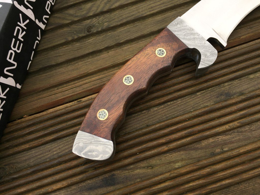 Perkin - Hunting Knife with Leather Sheath - D2 Steel Blade