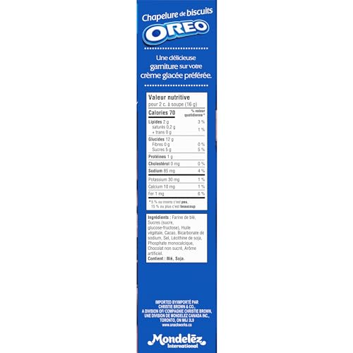 Oreo Baking Crumbs 400 Gram/14.10 Ounces {Imported from Canada}