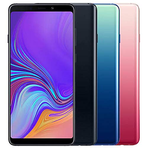 SAMSUNG Galaxy A9 2018 (SM-A920F) Single SIM 128GB/ 6GB RAM , 6.3β GSM Unlocked International Version - No Warranty - Lemonade Blue