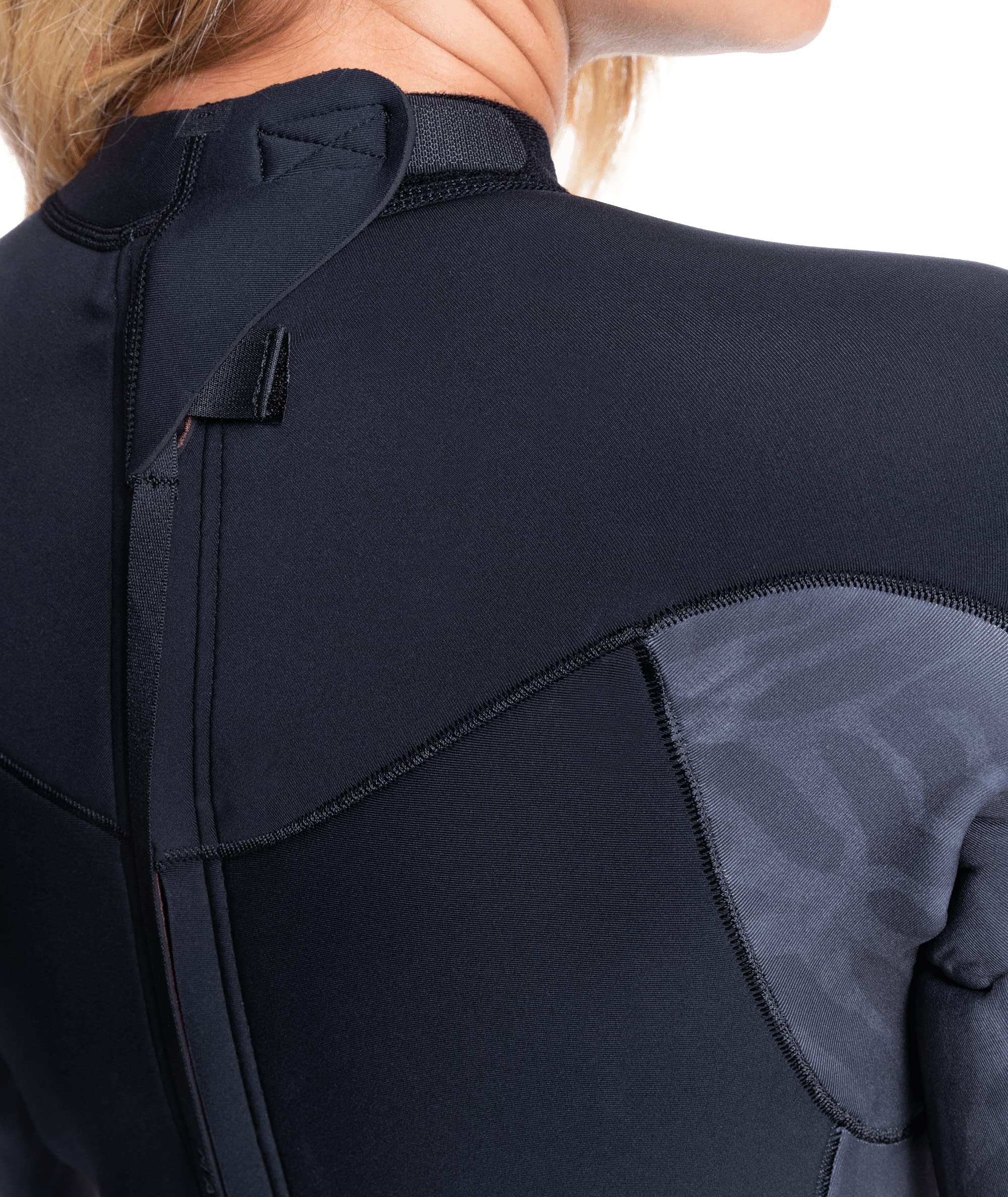 Roxy Womens 2/2 Syncro Long Sleeve Back Zip QLCK Wetsuit - Jet/Black | 6