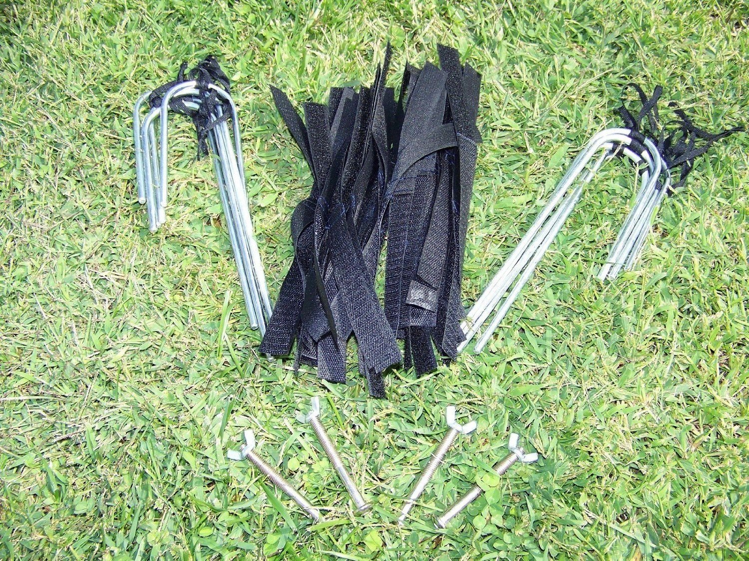 Official Size 24 X 8 X 5 Ft. Steel Soccer Goal. Heavy Duty Frame w/Net. Tournament, Regulation Size. Professional Portable Practice Training Aid. 24 X 8, 24x8(1Net)