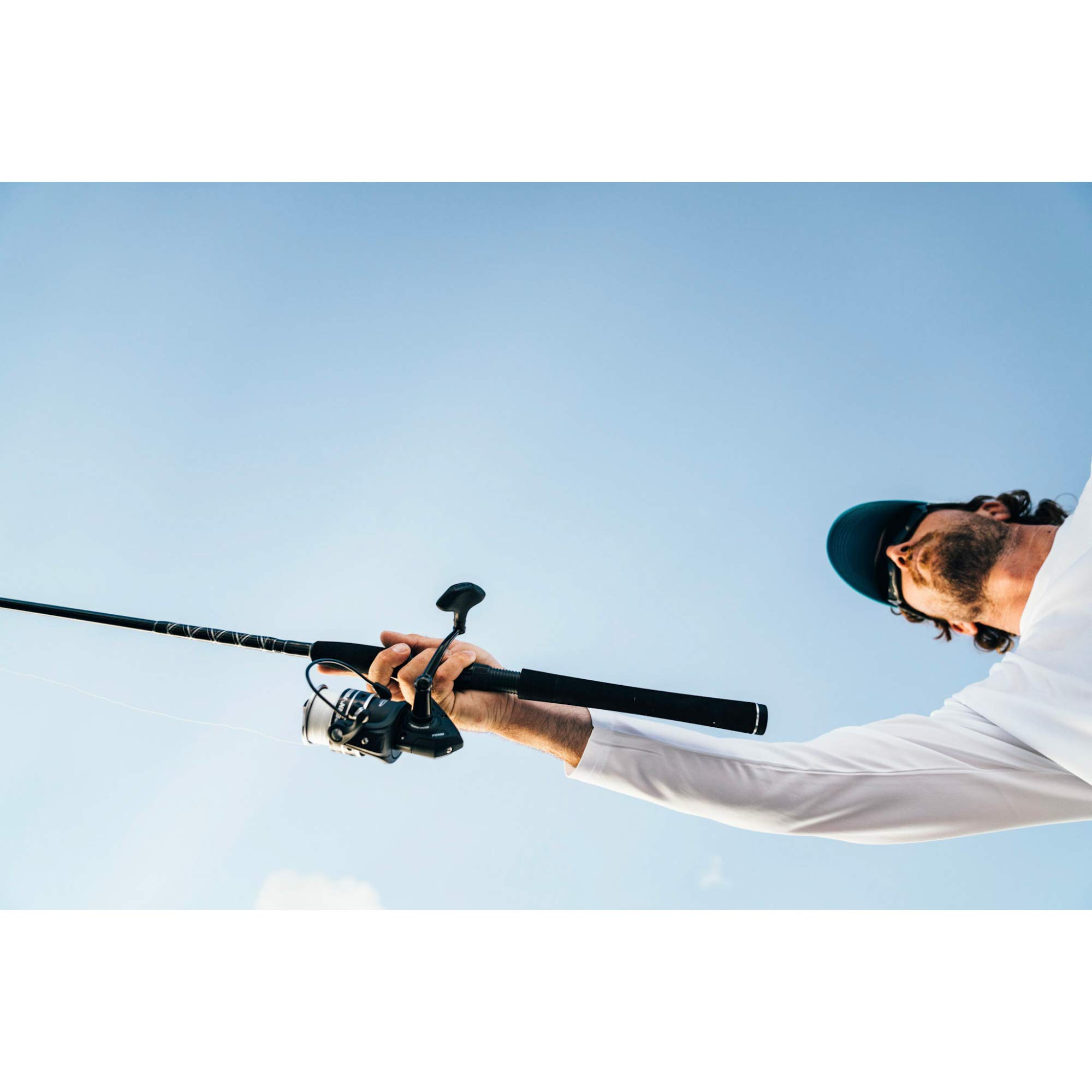 PENN Pursuit III Spinning Fishing Reel, Black/Silver, 2500