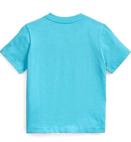 Polo Ralph Lauren Baby Boy's Short Sleeve Crewneck Tee (Blue, 24 Months)