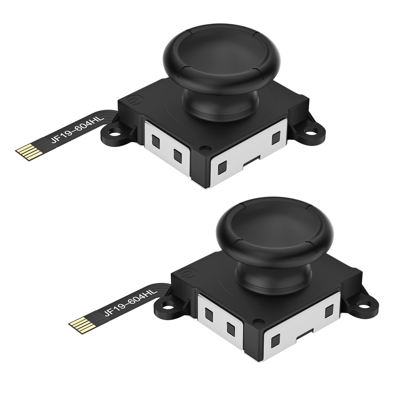 RGEEK 2 Pack 3D Analog Joystick Thumb Sticks Replacements for Nintend Switch Joy Con Controlle Switch Lite, Replacement Left/Right Repair Analog Jostick Thumb Sticks