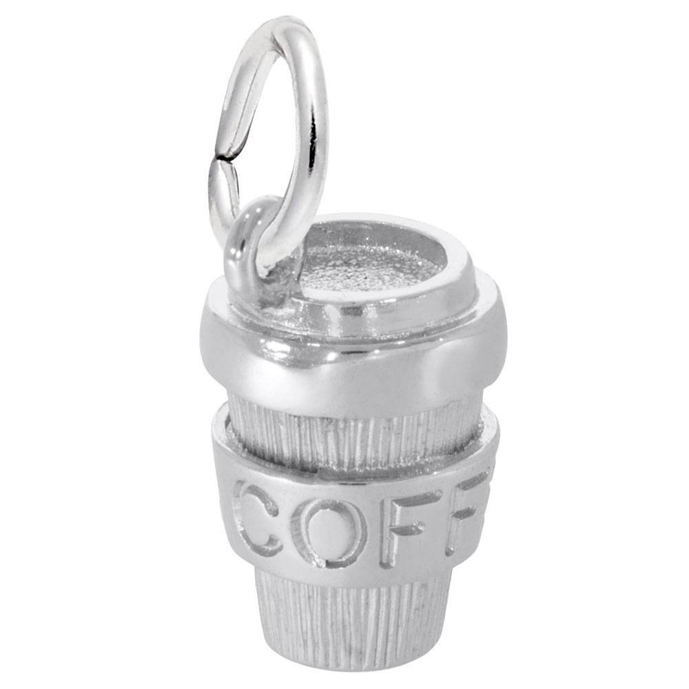 Rembrandt Charms Sterling Silver Coffee Cup Charm