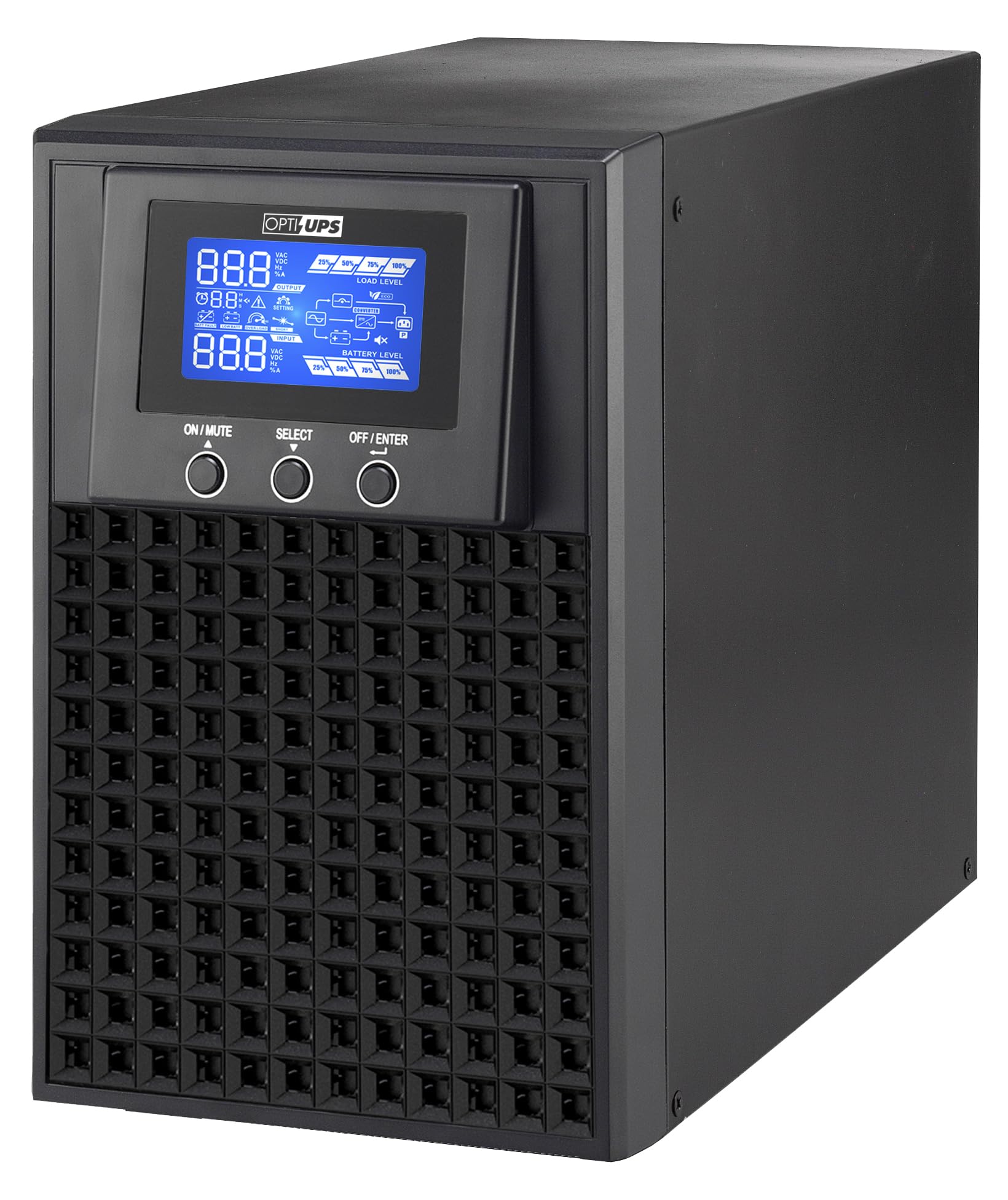 OPTI-UPS DS1500B (1500VA/1050W) Online Double Conversion Sinewave UPS 6 Outlets