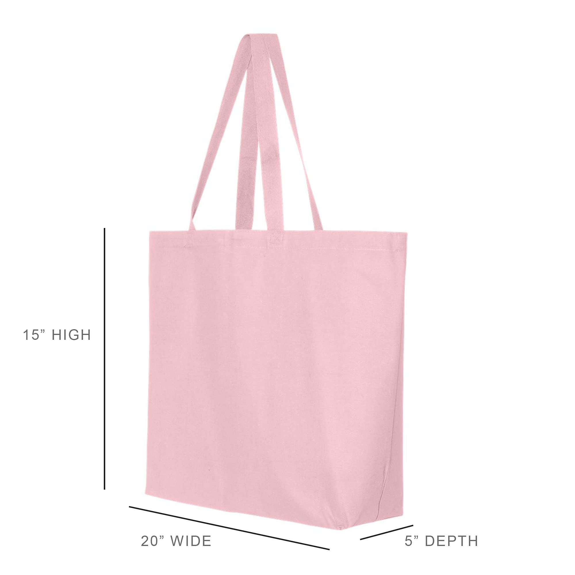 sockprints Pink Tote Bags with Black Bow - Tri Delta Tote Bag - Large Canvas Tote Bag for Women and Sisterhood
