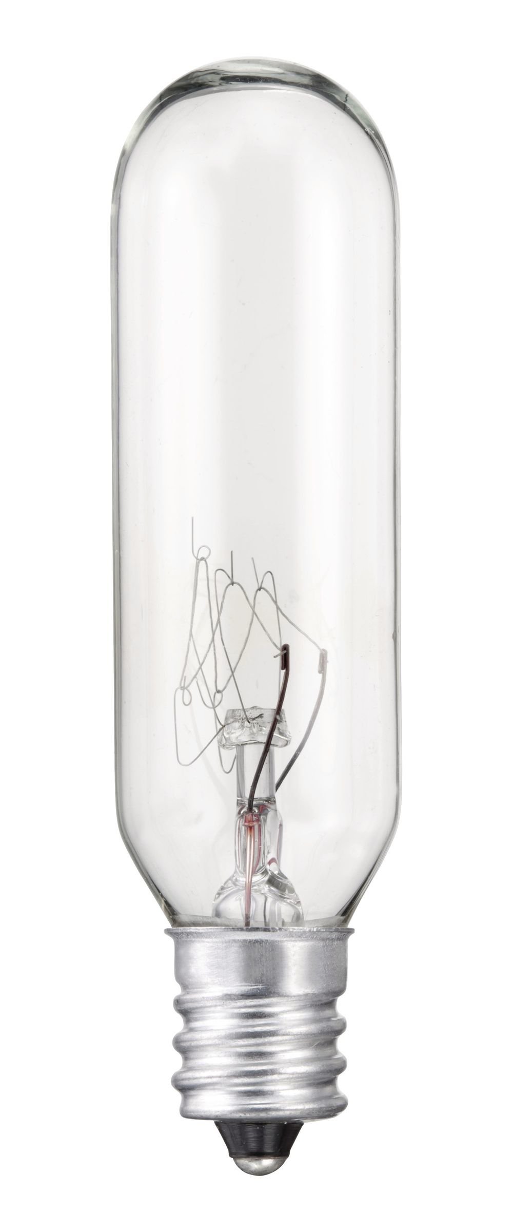 Philips 416107 Exit Sign 15-Watt T6 Candelabra Base Light Bulb, 2-Pack