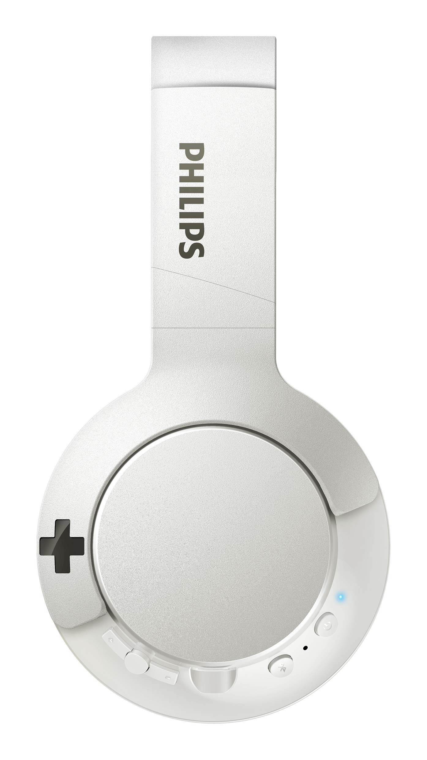 PHILIPS BASS+ SHB3175 Wireless Headphones, up to 12 hours of playtime - Matte White