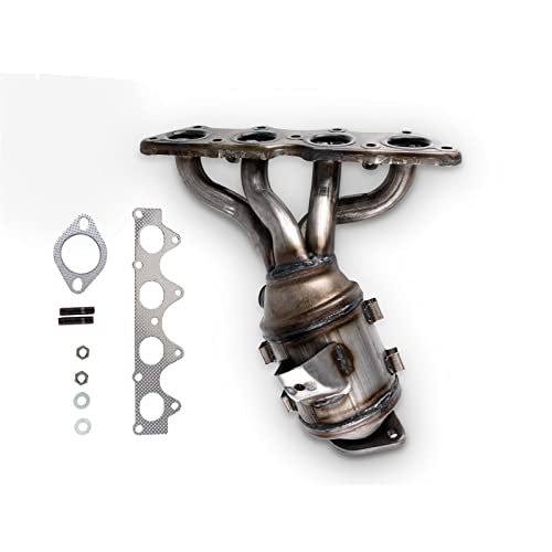 Prolenz Catalytic Converter Fit for 2012-2017 Accent Veloster 1.6L,673-891 Catalytic Converter with Protective Cover Stainless Steeland Ceramic Material