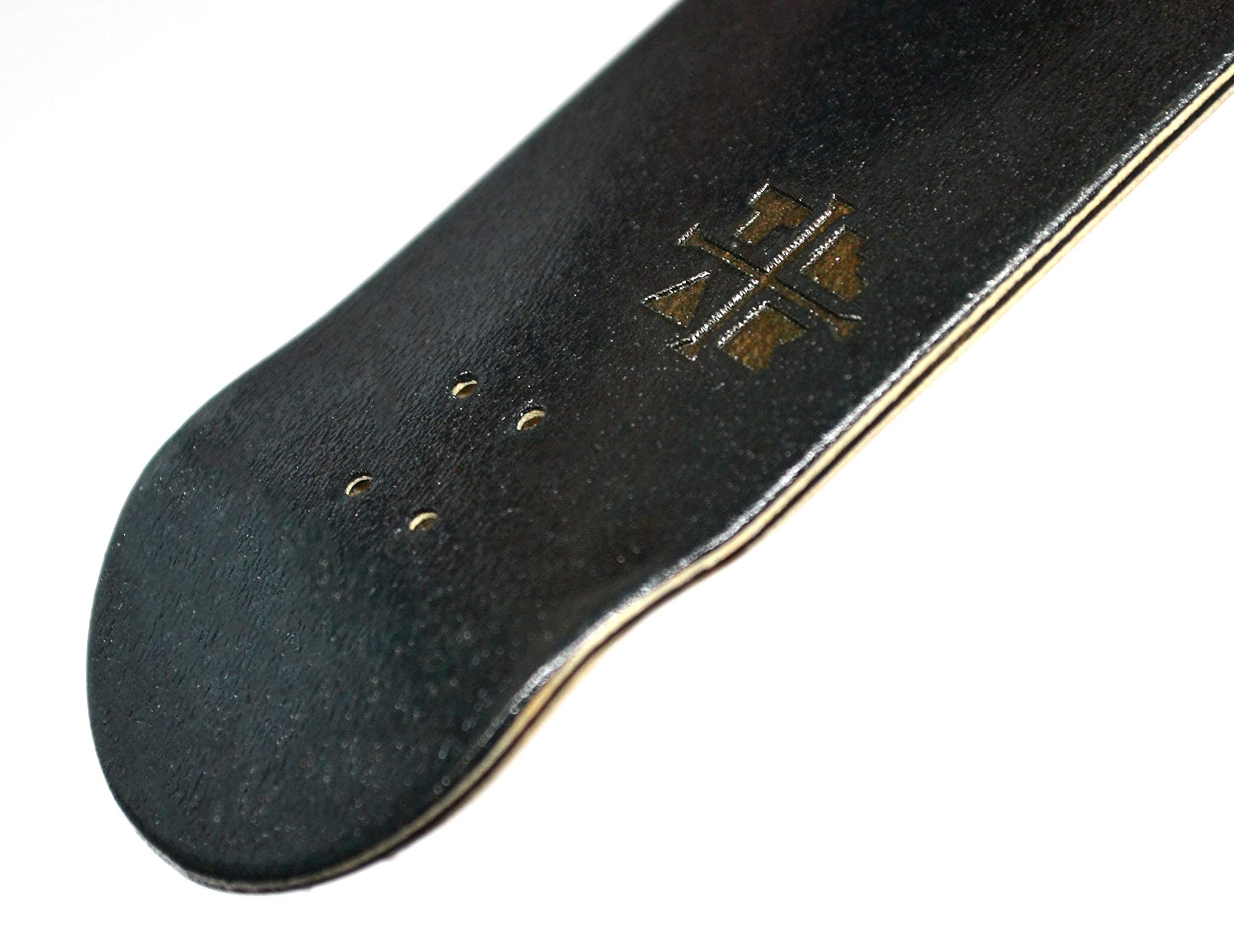 Prolific Series Complete Fingerboard with Upgraded Components - Pro Board Shape and Size, Bearing Wheels, Bushings and Trucks - 32mm x 97mm Handmade Wooden Board Edition