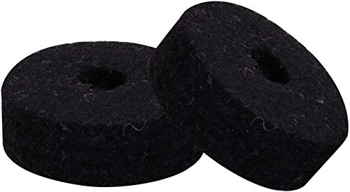 Round soft black Cy/mb stand felt washer replacement, suitable for 15 sets of drums(1.57 Inch)
