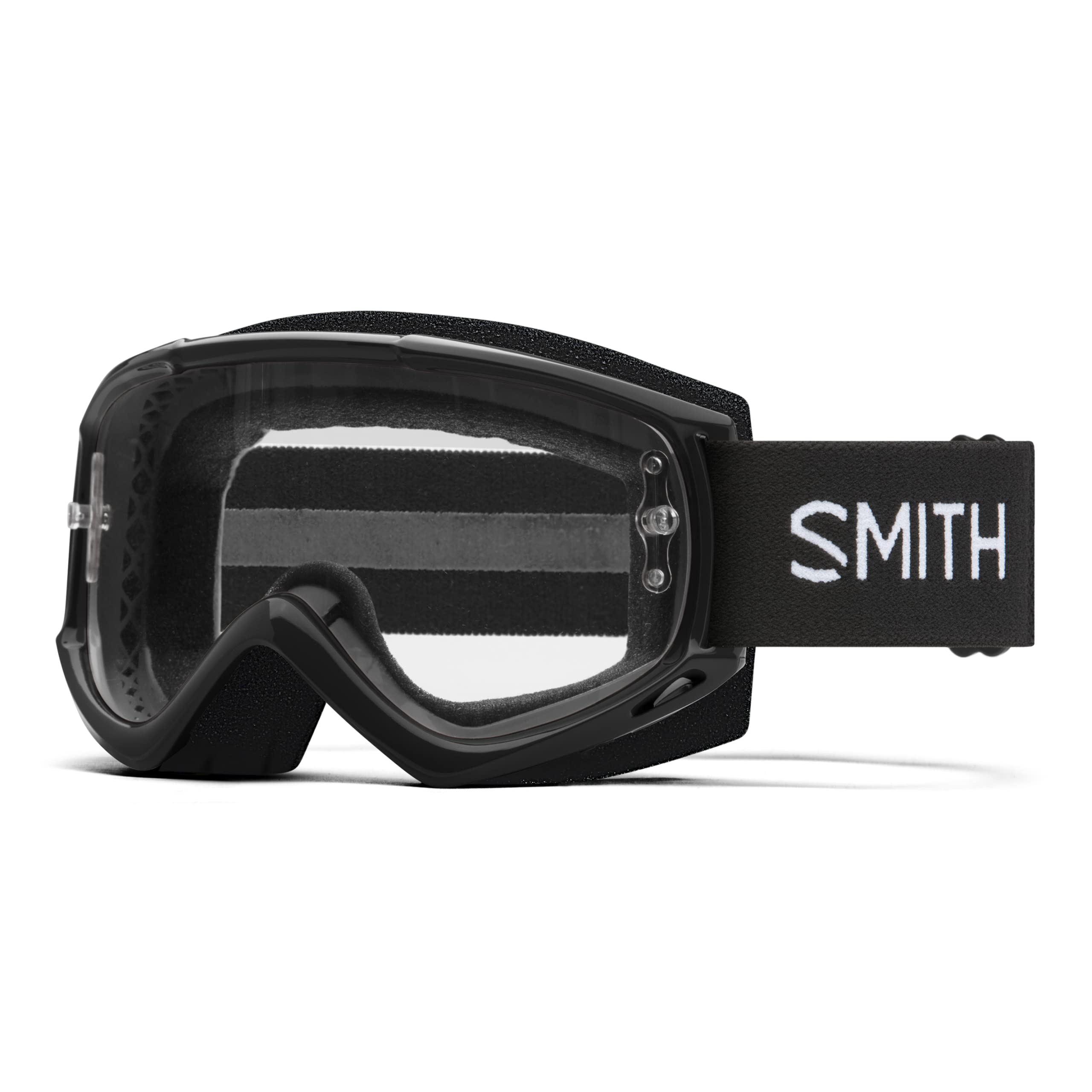 SMITH Fuel V.1 Bike Goggles Black/Clear Anti-Fog