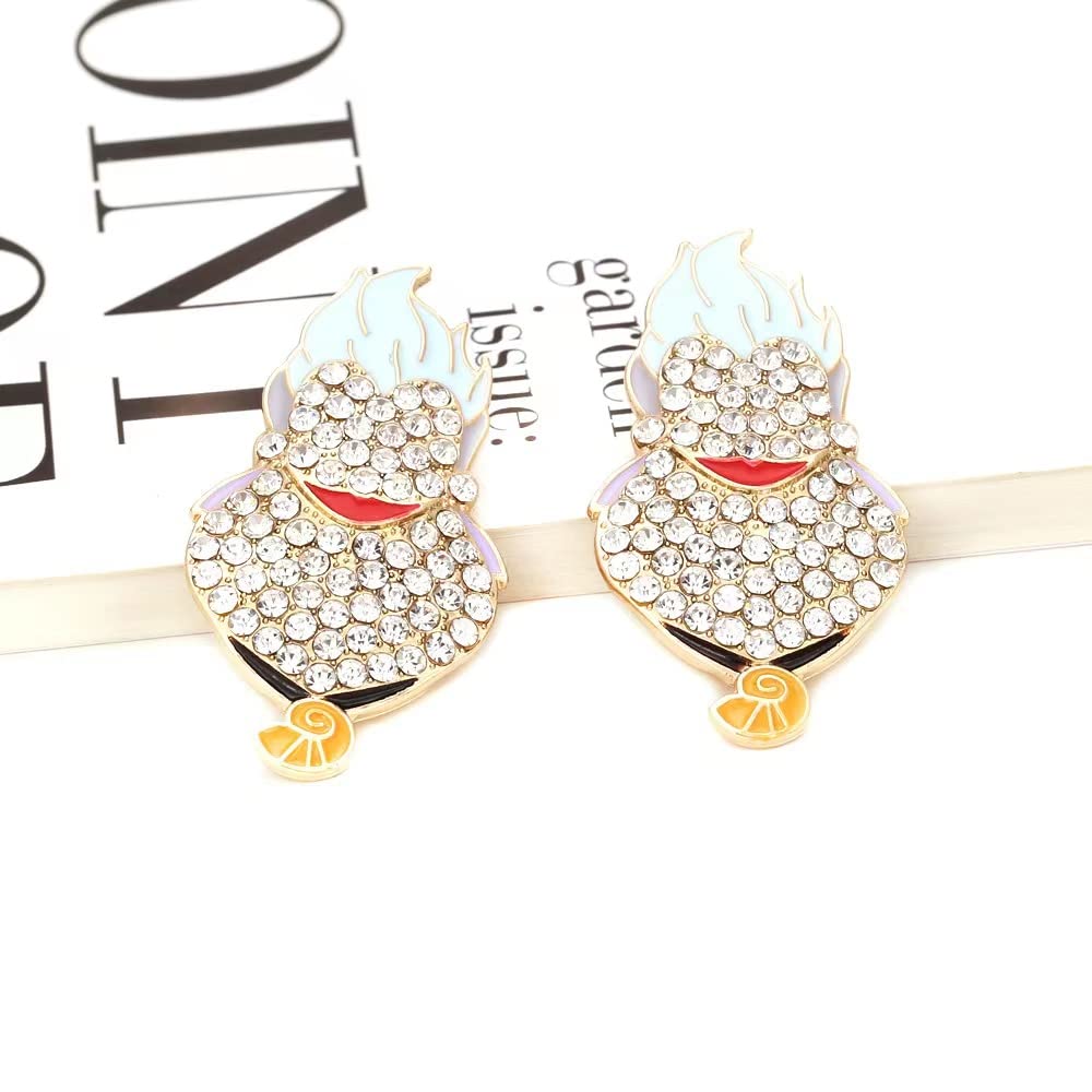 Ursala Earrings for Women, Girls, Stainless Steel, No Gemstone
