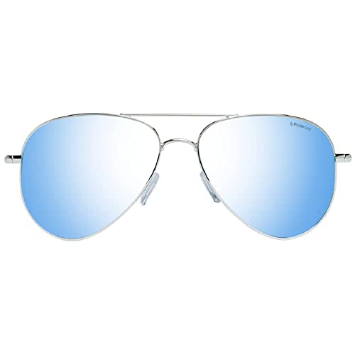 Polaroid Sunglasses (Safilo Group) PLD 6012/N Aviator Sunglasses, Gold/Polarized Gray Silver Mirrored, 56mm, 14mm