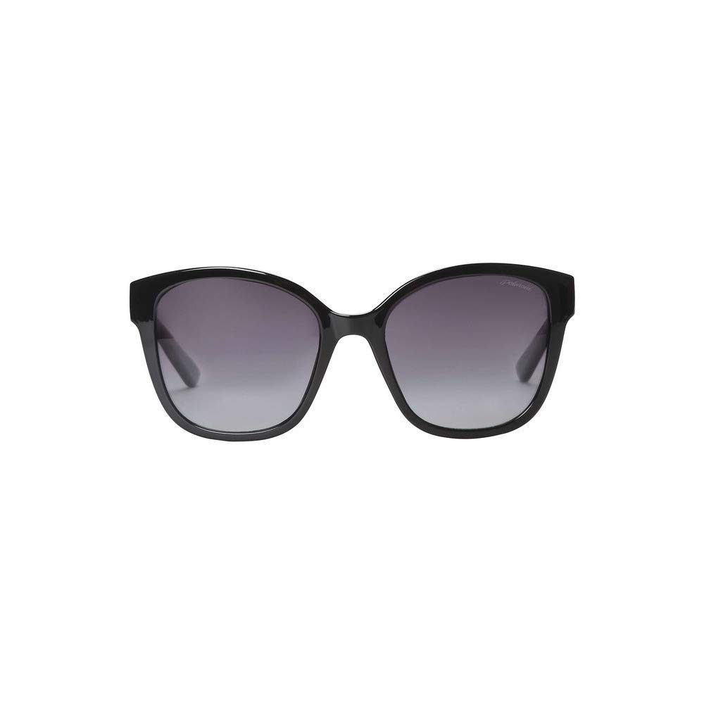 Polaroid Sunglasses Women's PLD 4070/S/X Square Sunglasses, Black/Polarized Gray, 54mm, 20mm