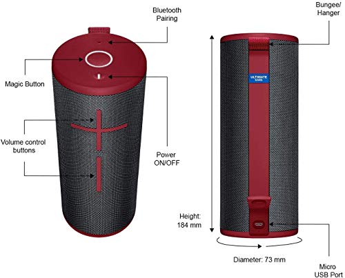 Ultimate Ears Boom 3 Portable Bluetooth Wireless Speaker (Waterproof) — Amazon Exclusive Dusk (Renewed)