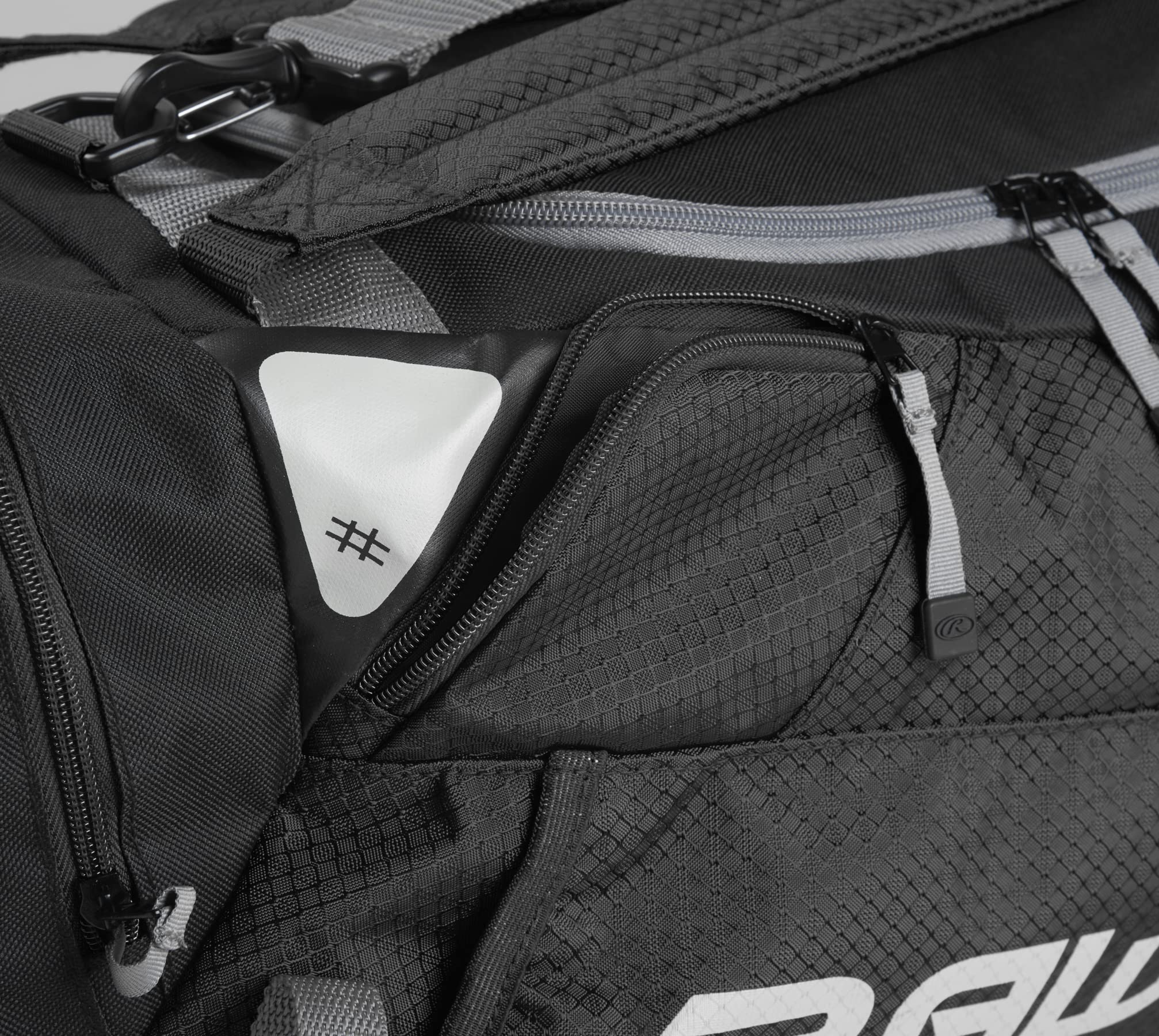 Rawlings | R601 Hybrid Backpack/Duffle Equipment Bag | Baseball/Softball | Black