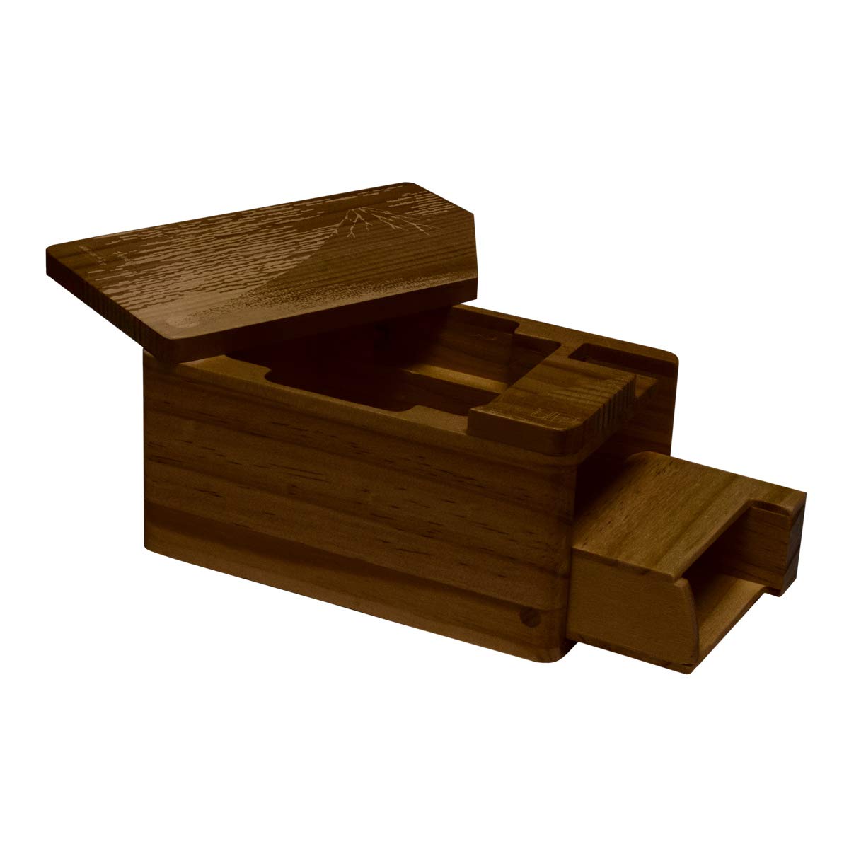 Ultra Pro - Red Fuji - Hako Series Premium Wood Deck Box