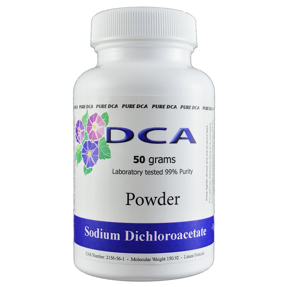 Pure DCA - Sodium Dichloroacetate 50 Grams Powder Complete with Analytical Certificate of Purity - Buy with Confidence 10 Years Worlds Largest Supplier