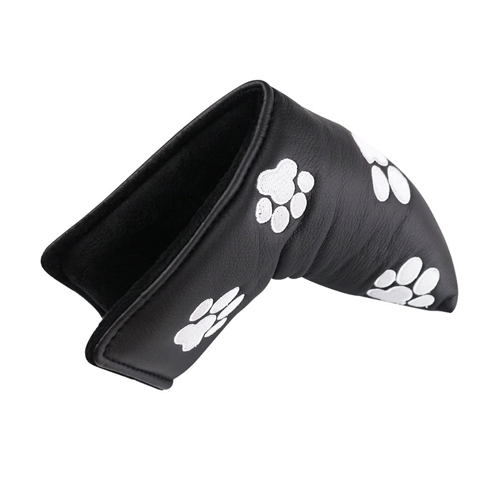 PINMEI Golf Blade Putter Head Cover Digital Printing Synthetic Leather Closure Suitable for Scotty Cameron Odyssey Blade Taylormade Ping(gun)