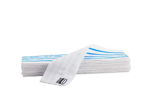 Rubbermaid HYGEN Disposable Microfiber Pad, 18 Quick Connect Mop System, 50 Count (Pack of 3), with Scrubbing Stripes for Dry & Wet Cleaning, Multi-Surface