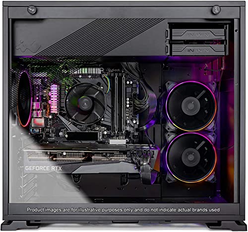Skytech Gaming Skytech Azure Gaming PC Desktop – Intel i5-10400, RTX 3060 Ti, 1TB SSD, 16G DDR4 3200, AC Wi-Fi, Windows 11 Home 64-bit, Black